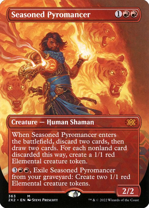 Seasoned Pyromancer (363) - BORDERLESS - Lightly Played / 2x2 – Gateway ...